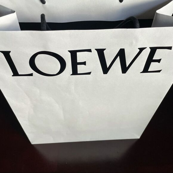Loewe | Bags | Loewe Large White Paper Shopping Bag 0 Authenti | Poshmark